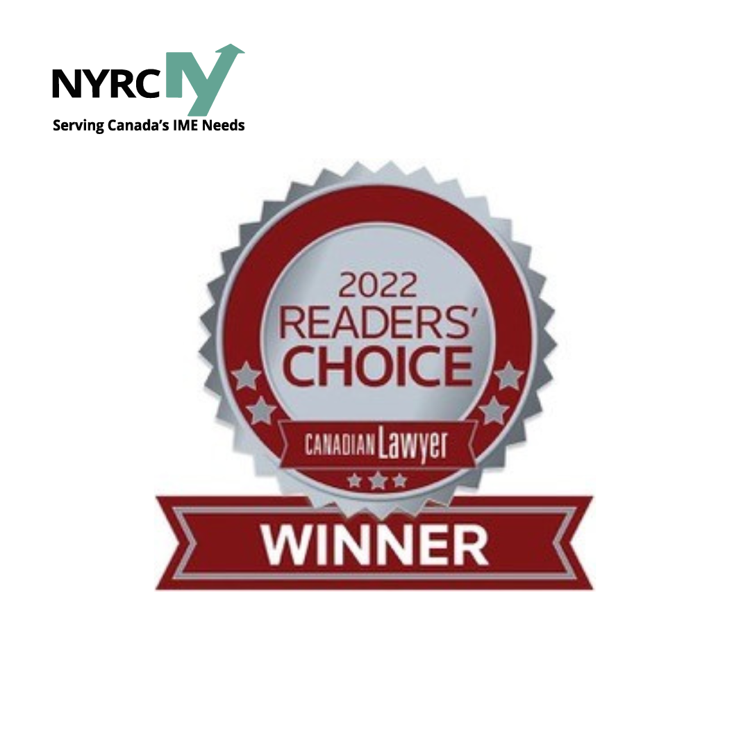 NYRC Recognized as Preferred Provider of IME Services by Canadian ...
